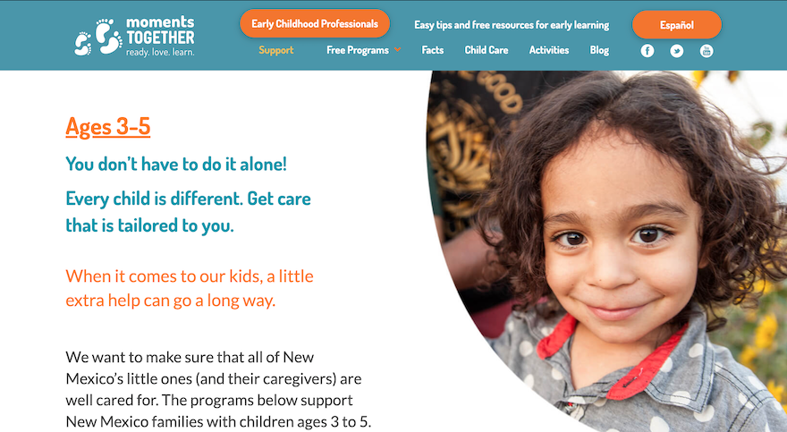 Ages 3-5 - Moments Together